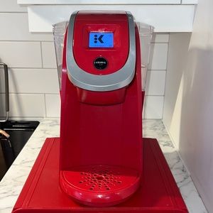 Keurig | Dining | Keurig K20 Plus Red Coffee Maker Stainless Steel ...